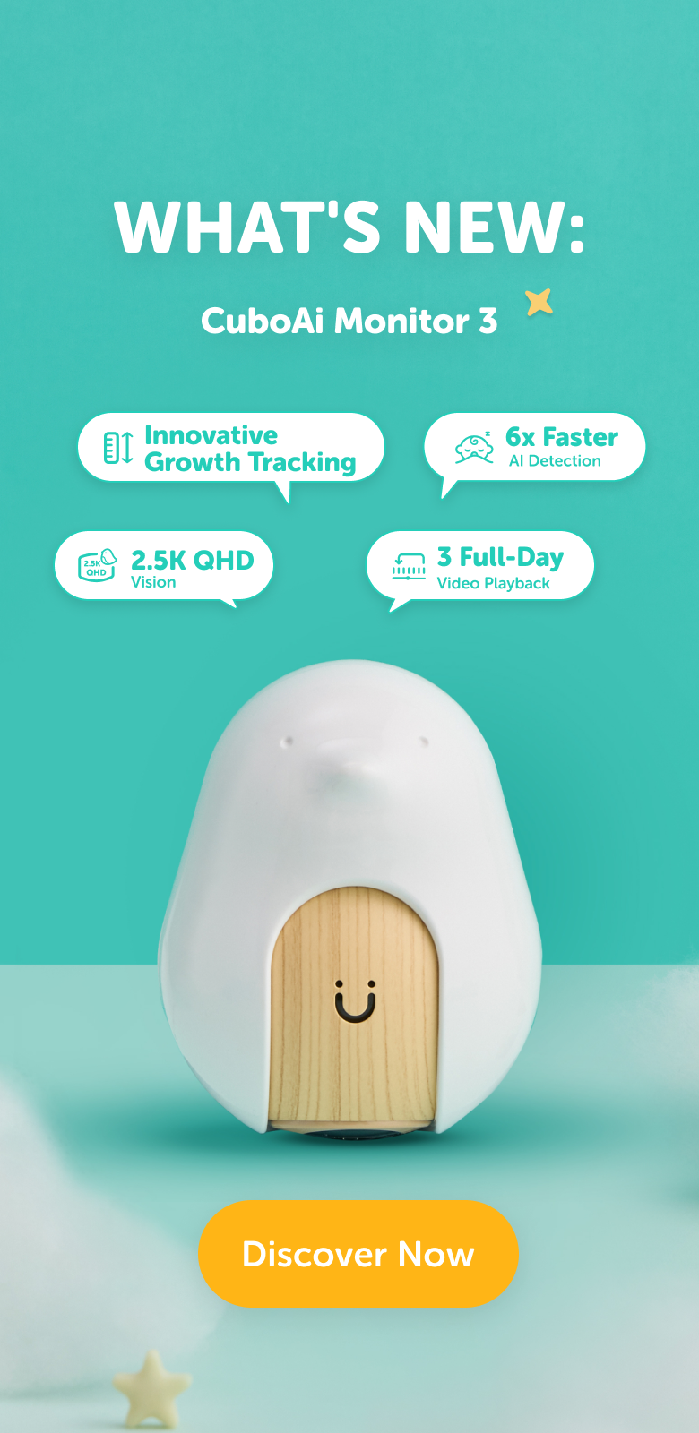 CuboAi Plus | Proactive AI for Baby's Sleep, Safety, and Memories – CuboAi